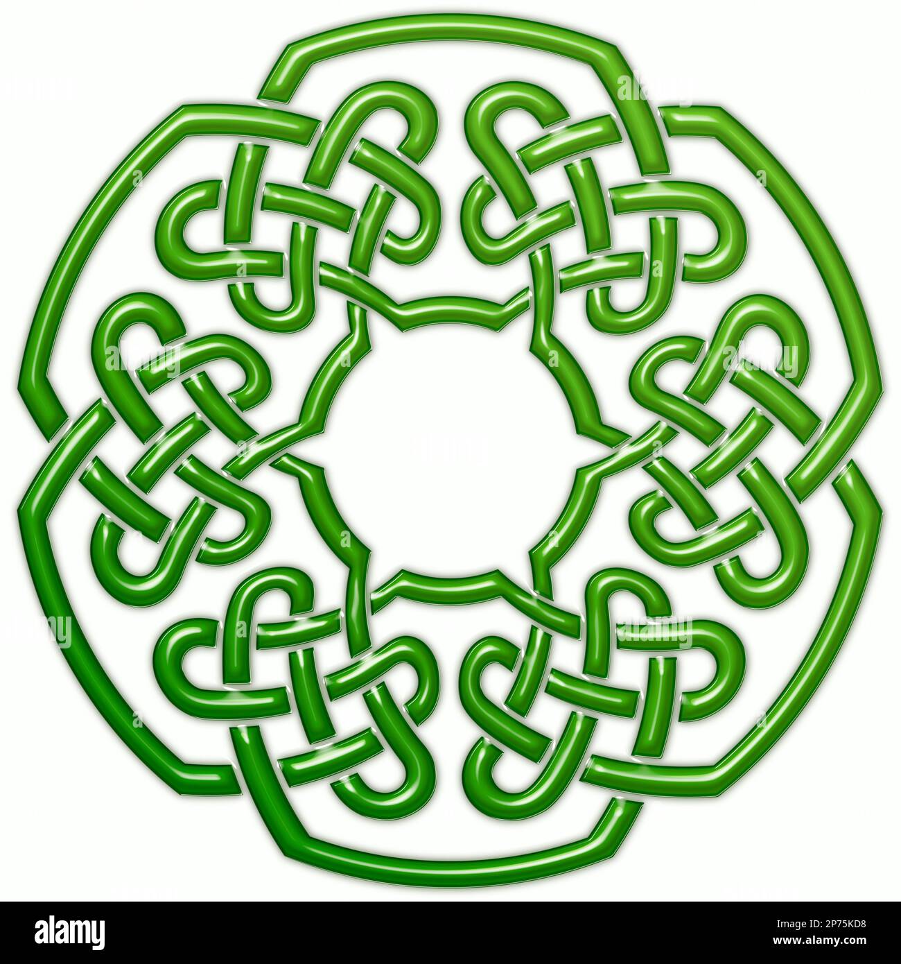 Symbol made with Celtic knots to use in designs for St. Patrick's Day ...