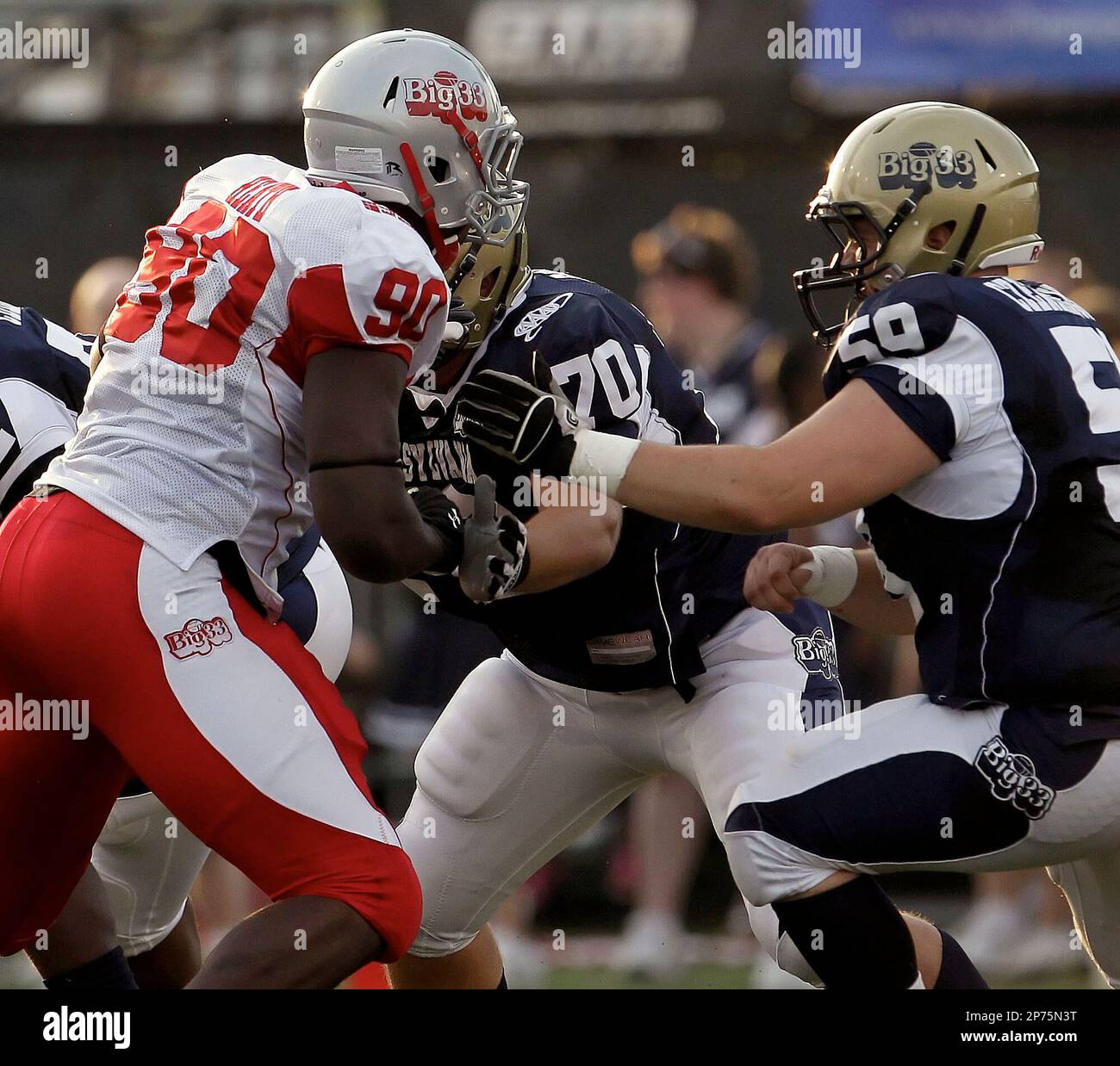 Pennsylvania's Jeremy Seaman, and Vince Czerniewski, take on Ohio's ...