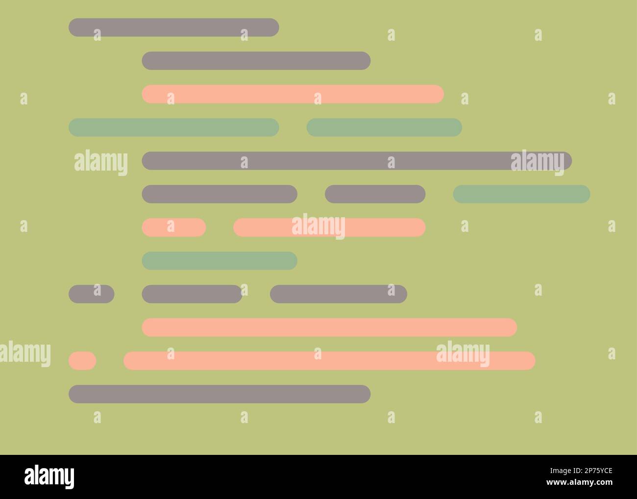 Cartoon coding simulated lines vector illustration Stock Vector Image ...