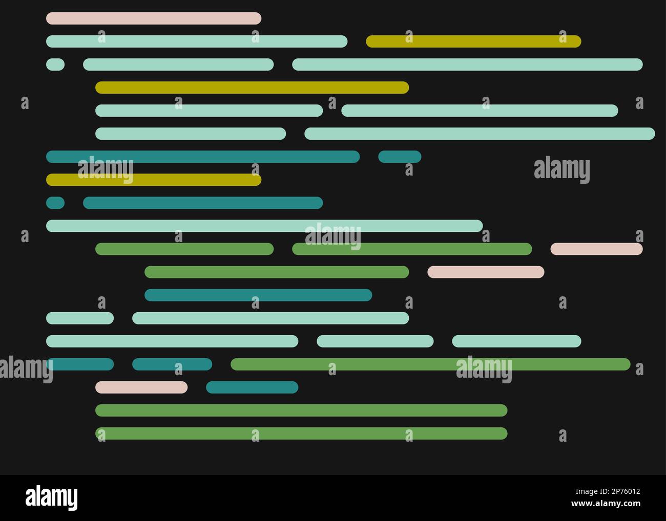 Cartoon coding simulated lines vector illustration Stock Vector Image ...