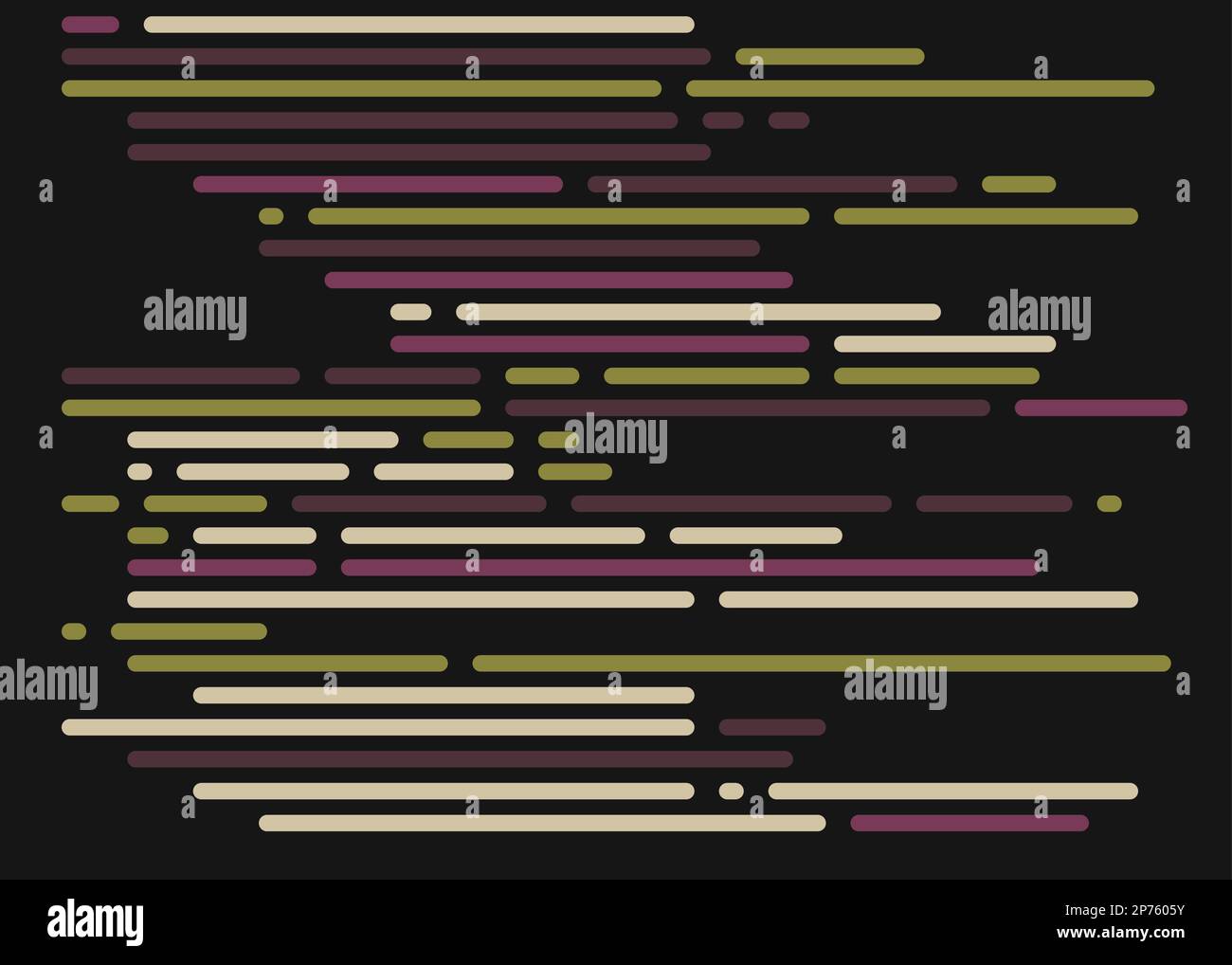 Cartoon coding simulated lines vector illustration Stock Vector Image ...