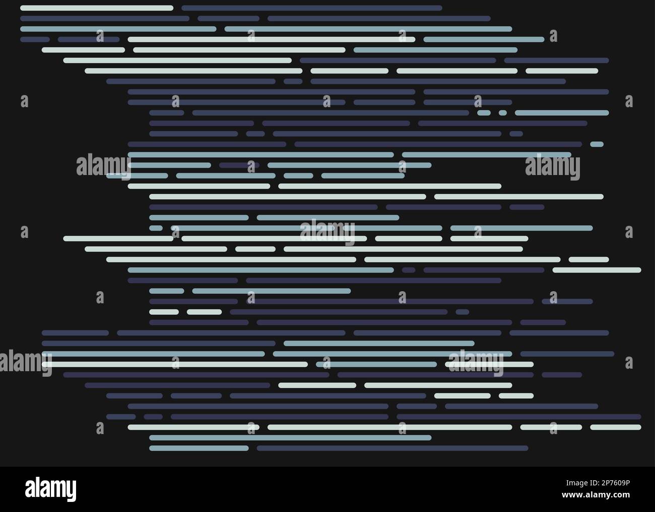 Cartoon coding simulated lines vector illustration Stock Vector Image ...