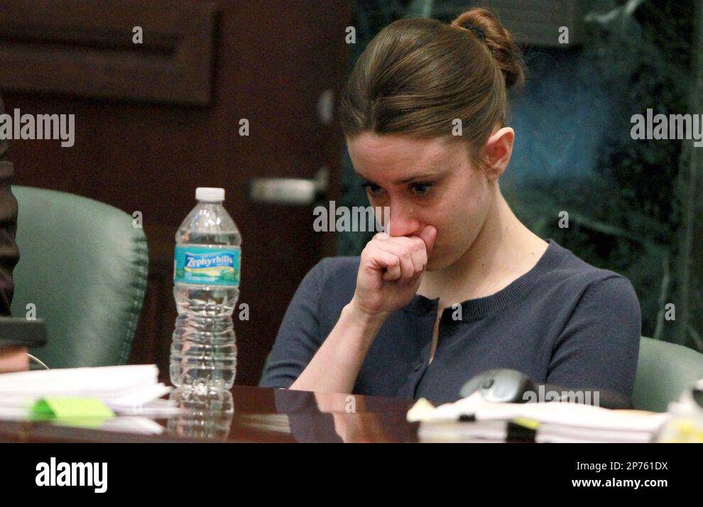Casey Anthony listens to testimony about forensic evidence during her ...