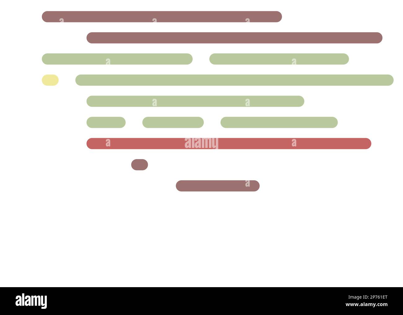 Cartoon coding simulated lines vector illustration Stock Vector Image ...
