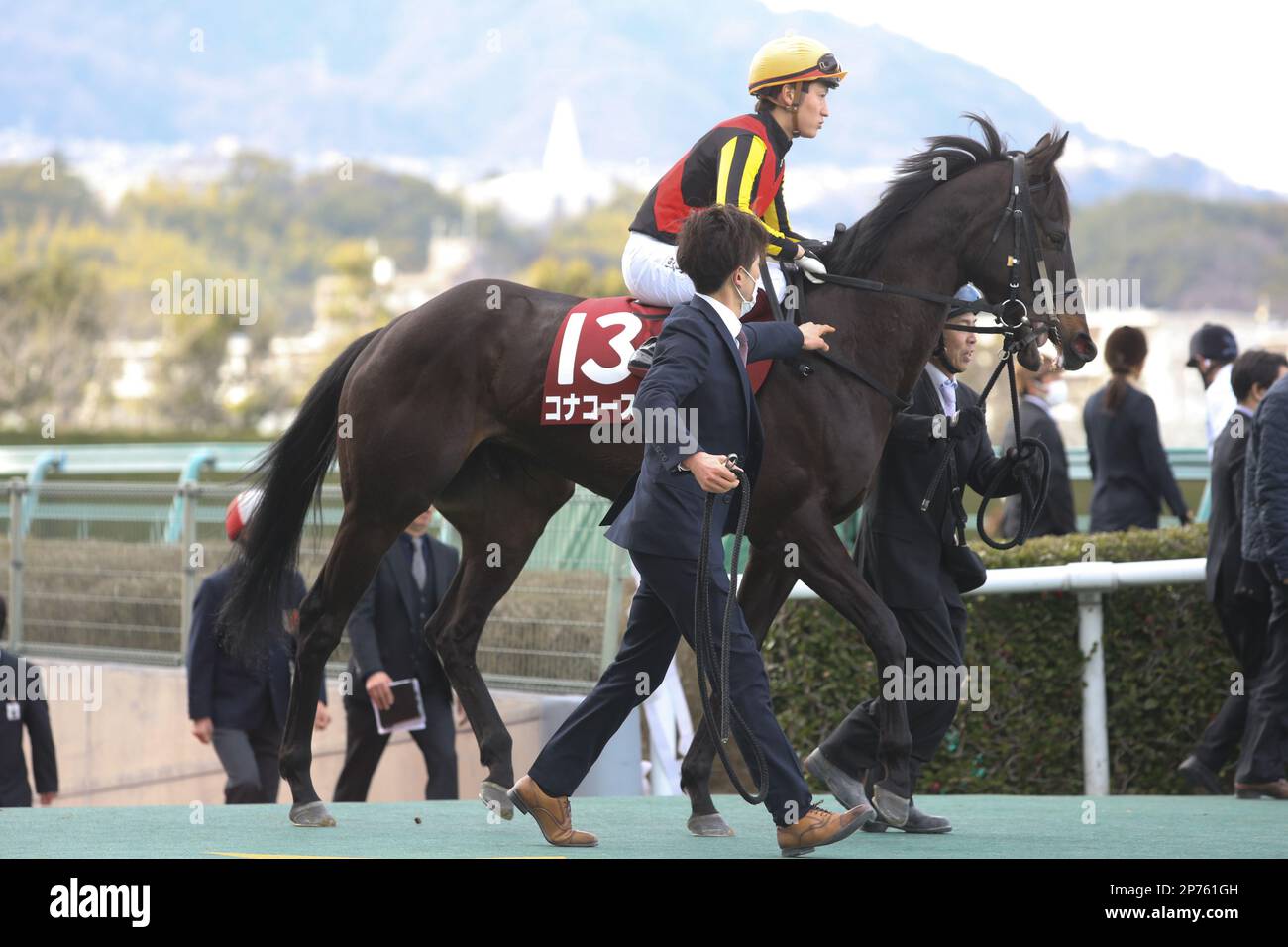 Hyogo, Japan. 4th Mar, 2023. Kona Coast and Katsuma Sameshima before ...