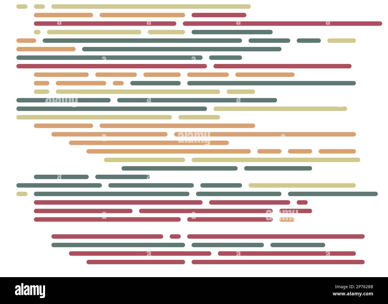 Cartoon coding simulated lines vector illustration Stock Vector Image ...