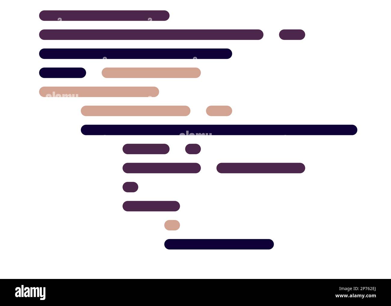 Cartoon coding simulated lines vector illustration Stock Vector Image ...