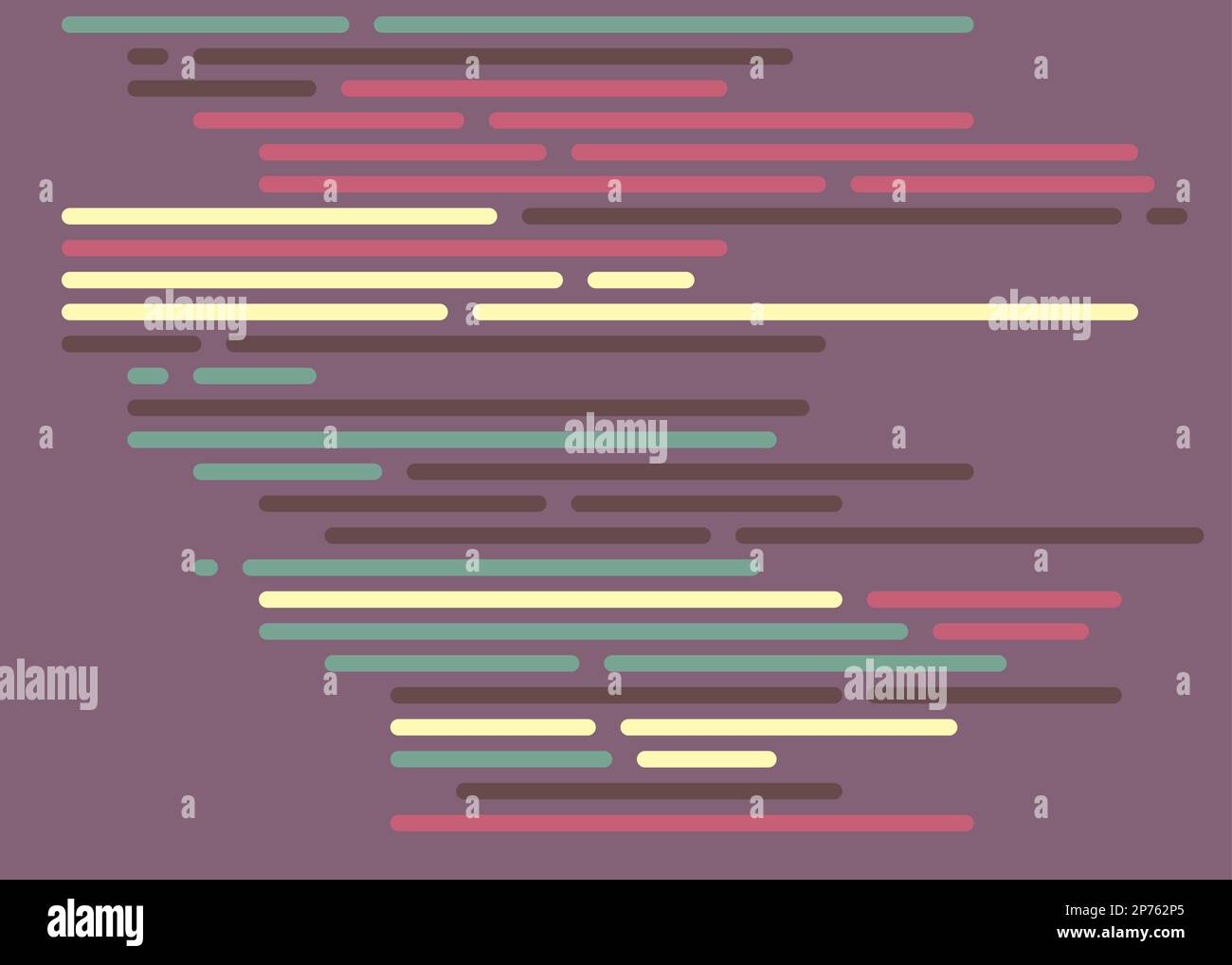 Cartoon coding simulated lines vector illustration Stock Vector Image ...