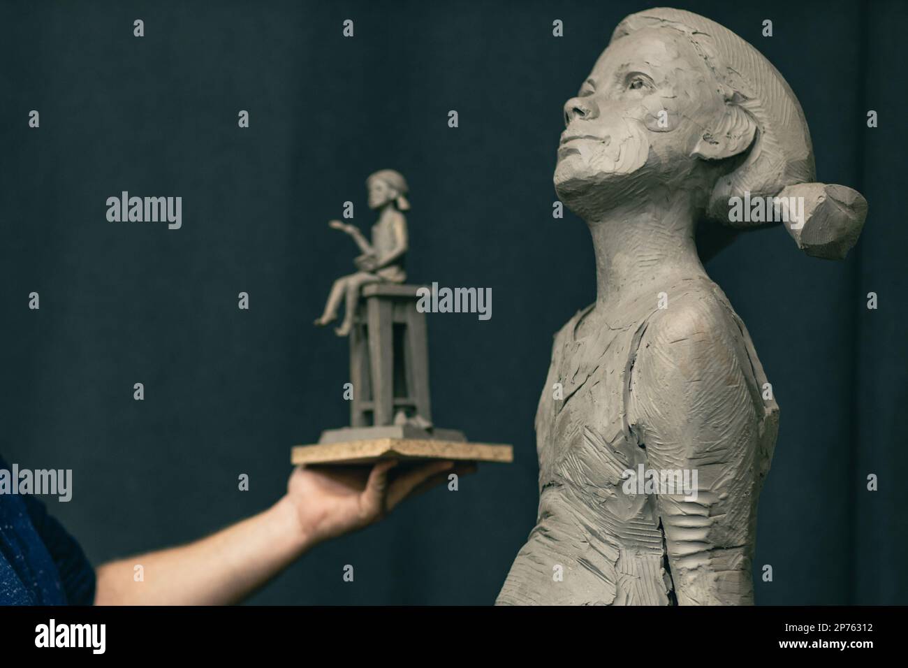 Clay Human Sculpture