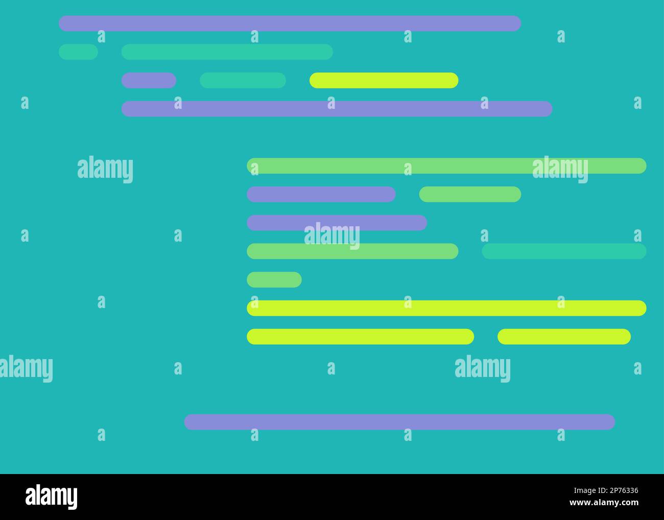Cartoon coding simulated lines vector illustration Stock Vector Image ...