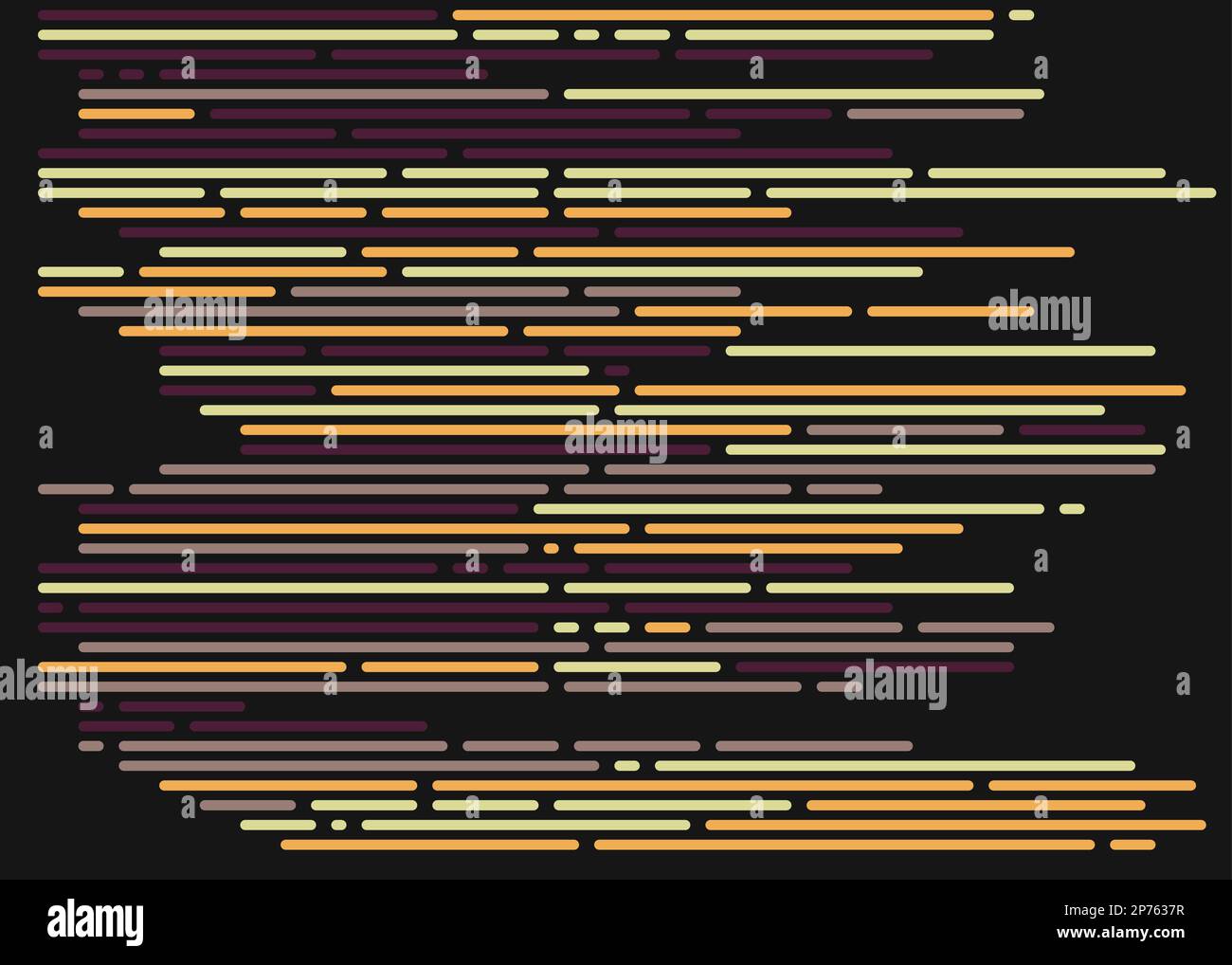Cartoon coding simulated lines vector illustration Stock Vector Image ...