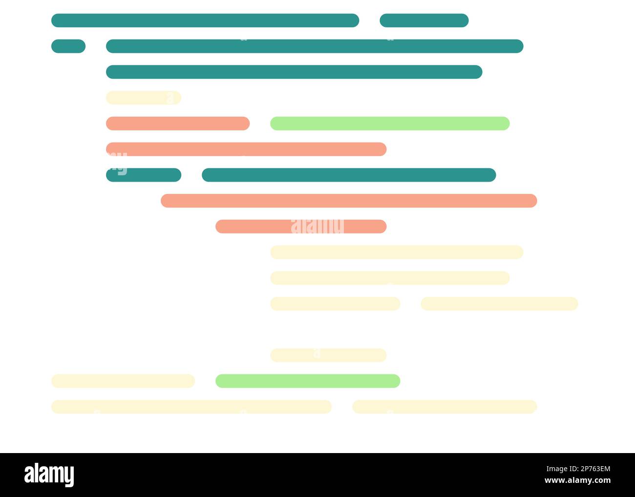 Cartoon coding simulated lines vector illustration Stock Vector Image ...
