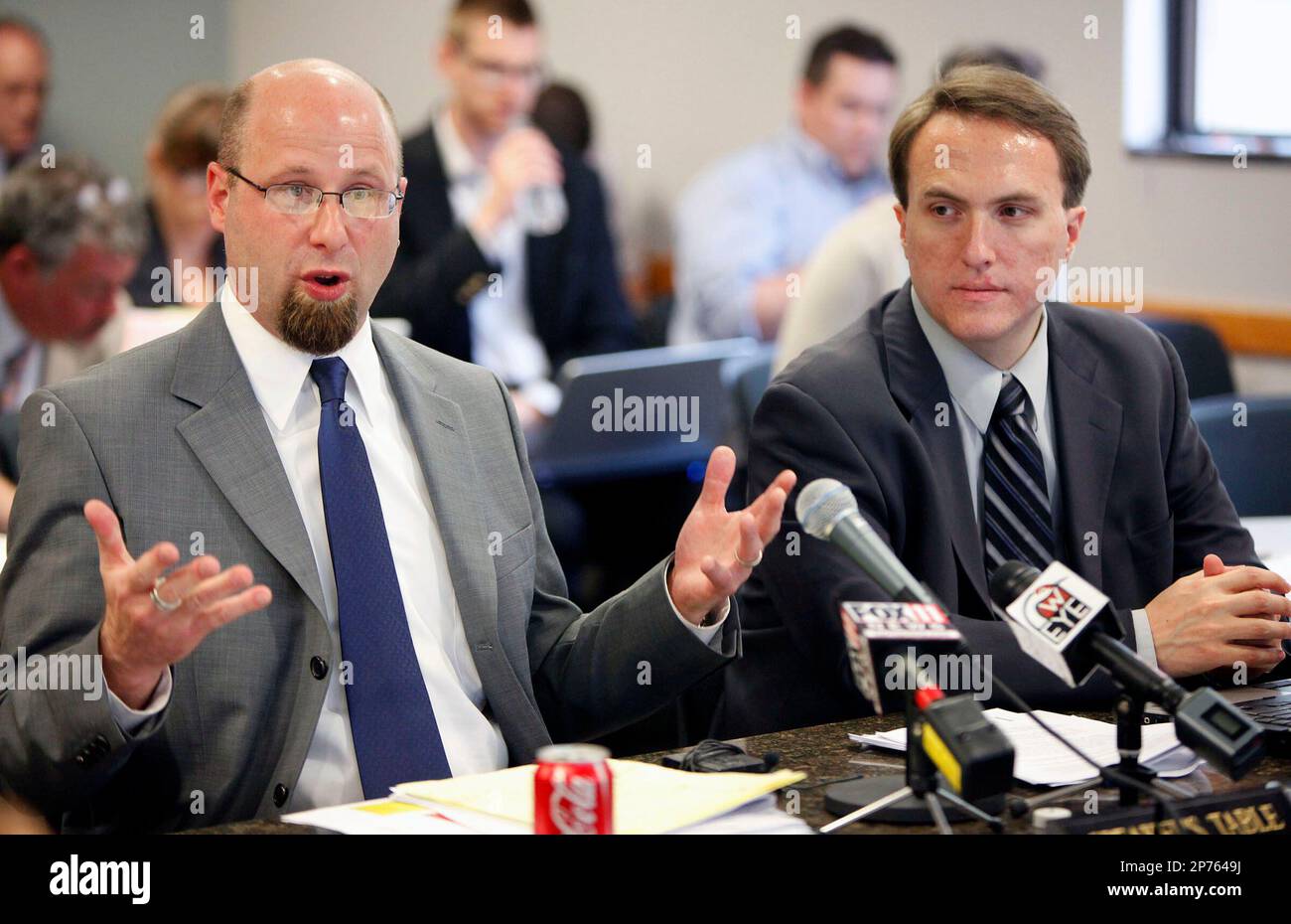Wisconsin's Government Accountability Board's staff counsel Shane Falk ...