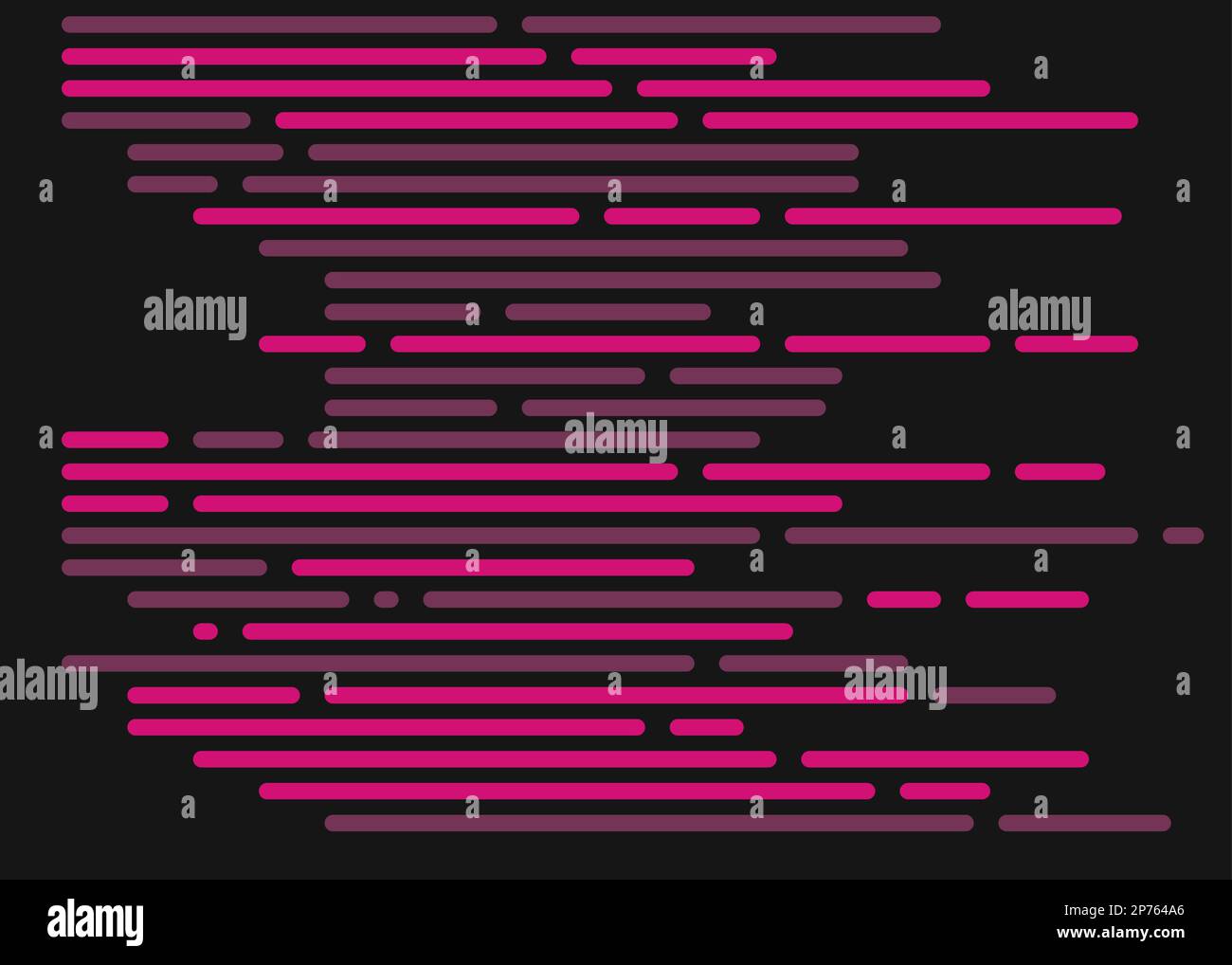 Cartoon coding simulated lines vector illustration Stock Vector Image ...