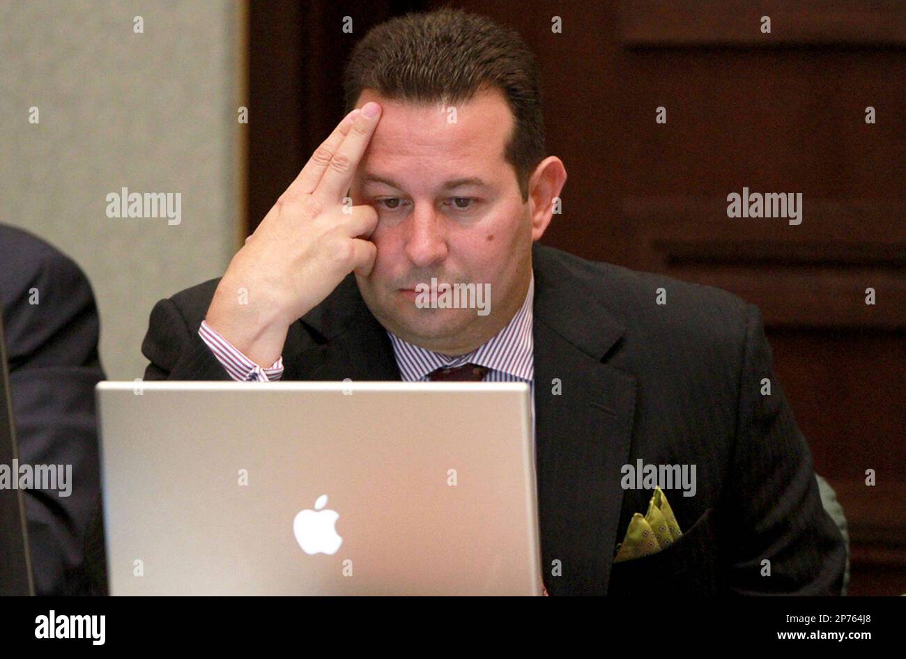 Defense attorney Jose Baez is shown during the Casey Anthony murder ...