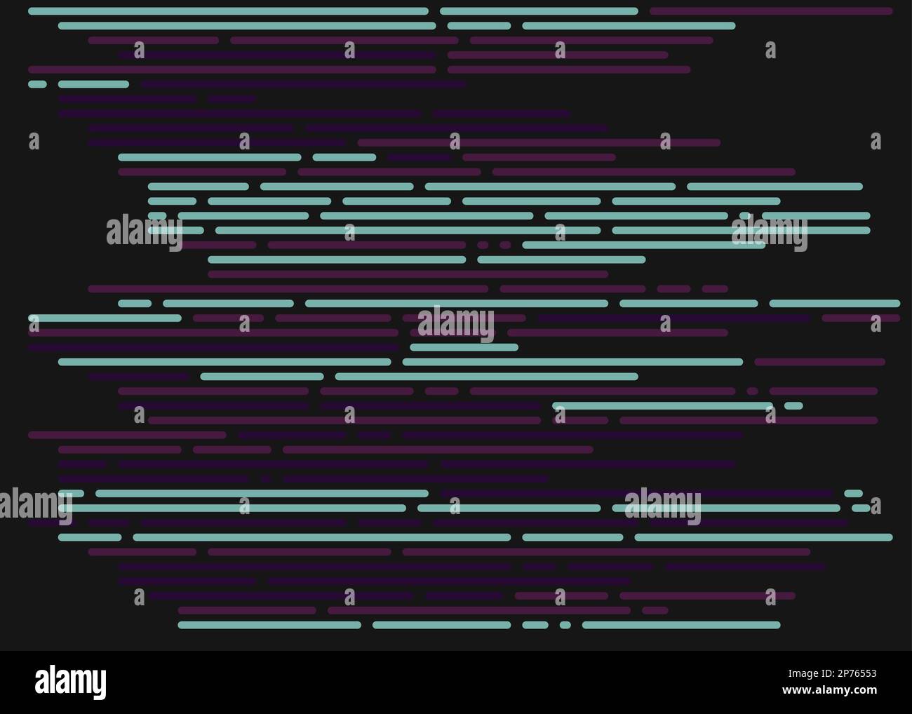 Cartoon coding simulated lines vector illustration Stock Vector Image ...