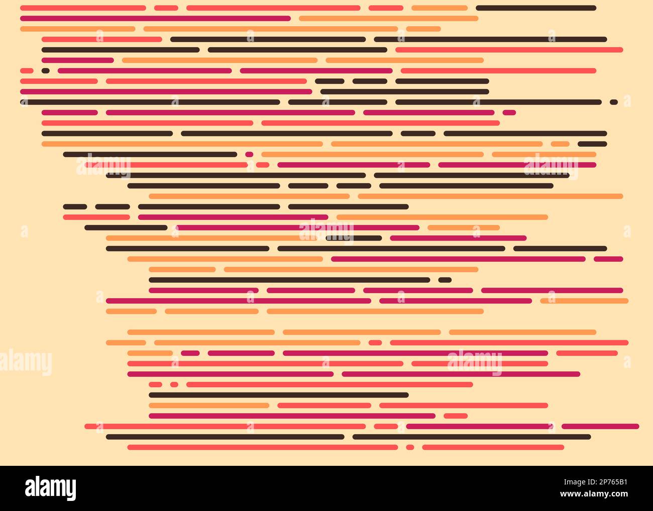 Cartoon coding simulated lines vector illustration Stock Vector Image ...