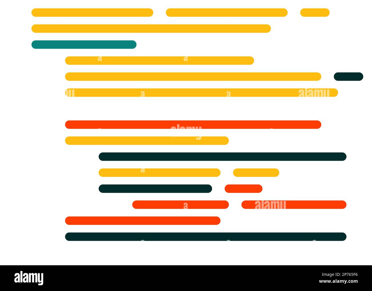 Cartoon coding simulated lines vector illustration Stock Vector Image ...