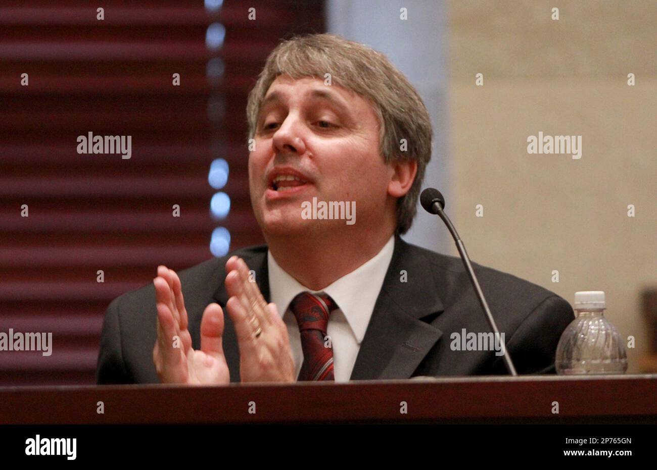 Dr. Arpad Vass of the Oak Ridge National Laboratory testifies during ...