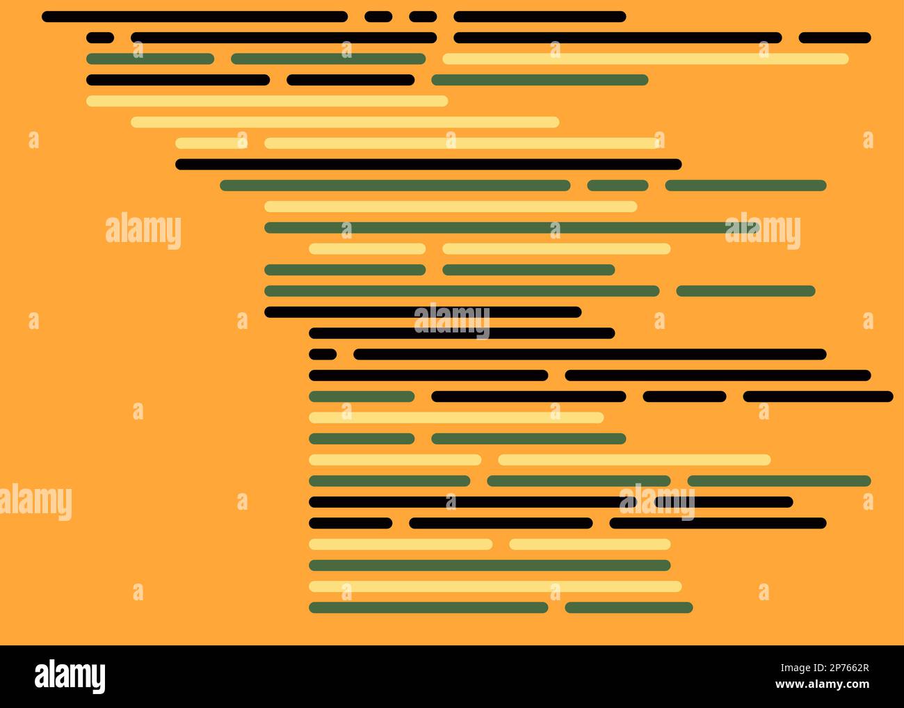 Cartoon coding simulated lines vector illustration Stock Vector Image ...