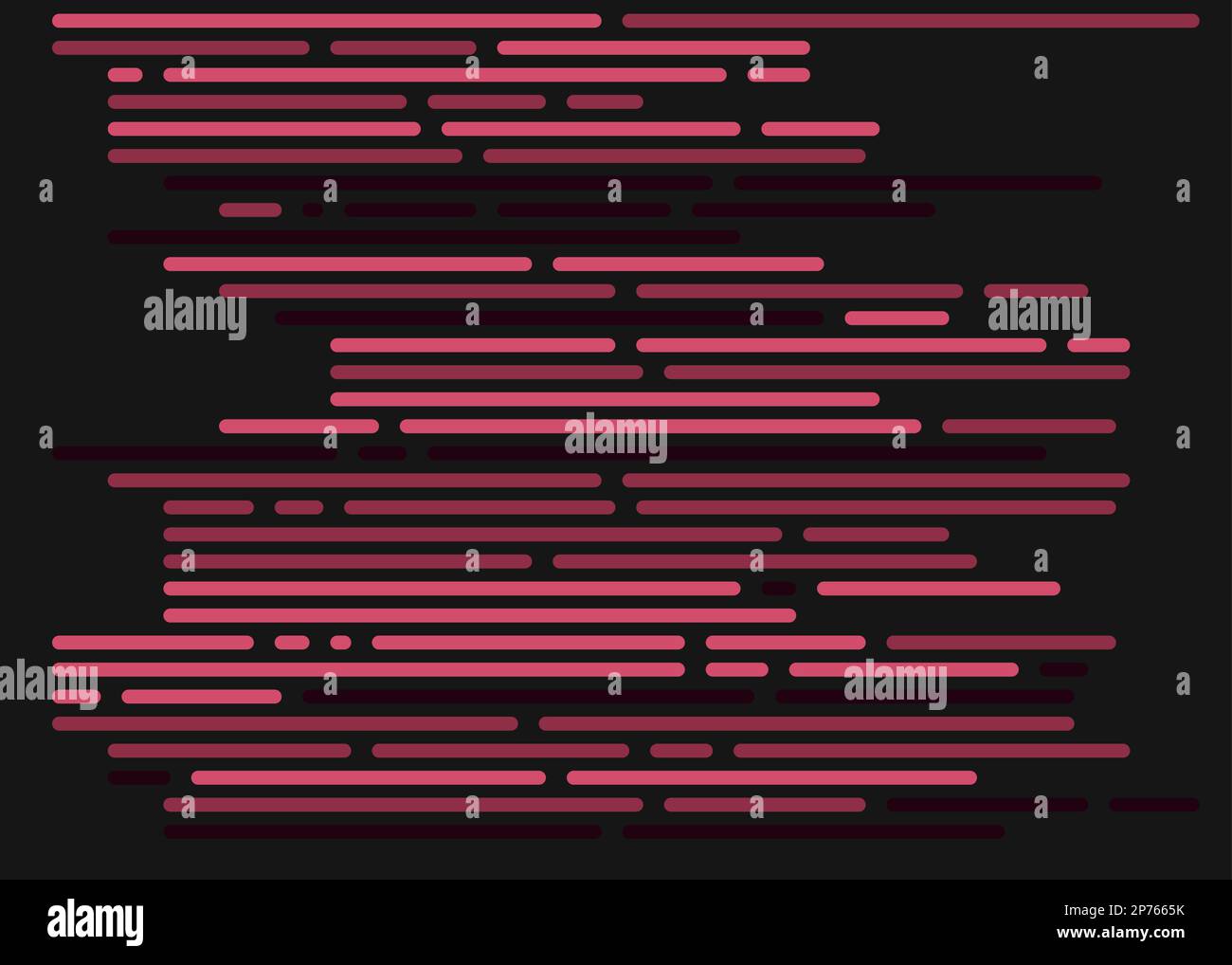 Cartoon coding simulated lines vector illustration Stock Vector Image ...