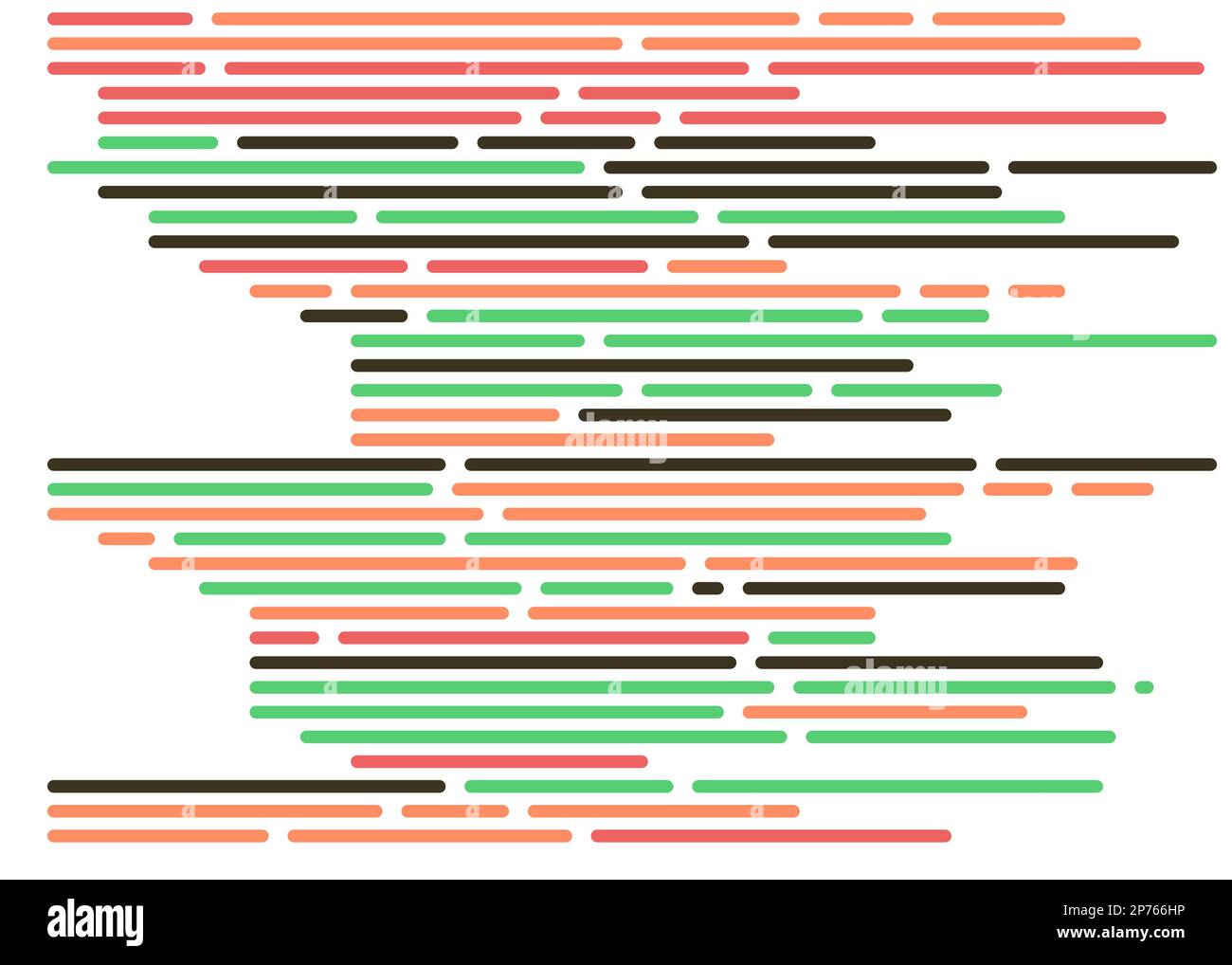 Cartoon coding simulated lines vector illustration Stock Vector Image ...