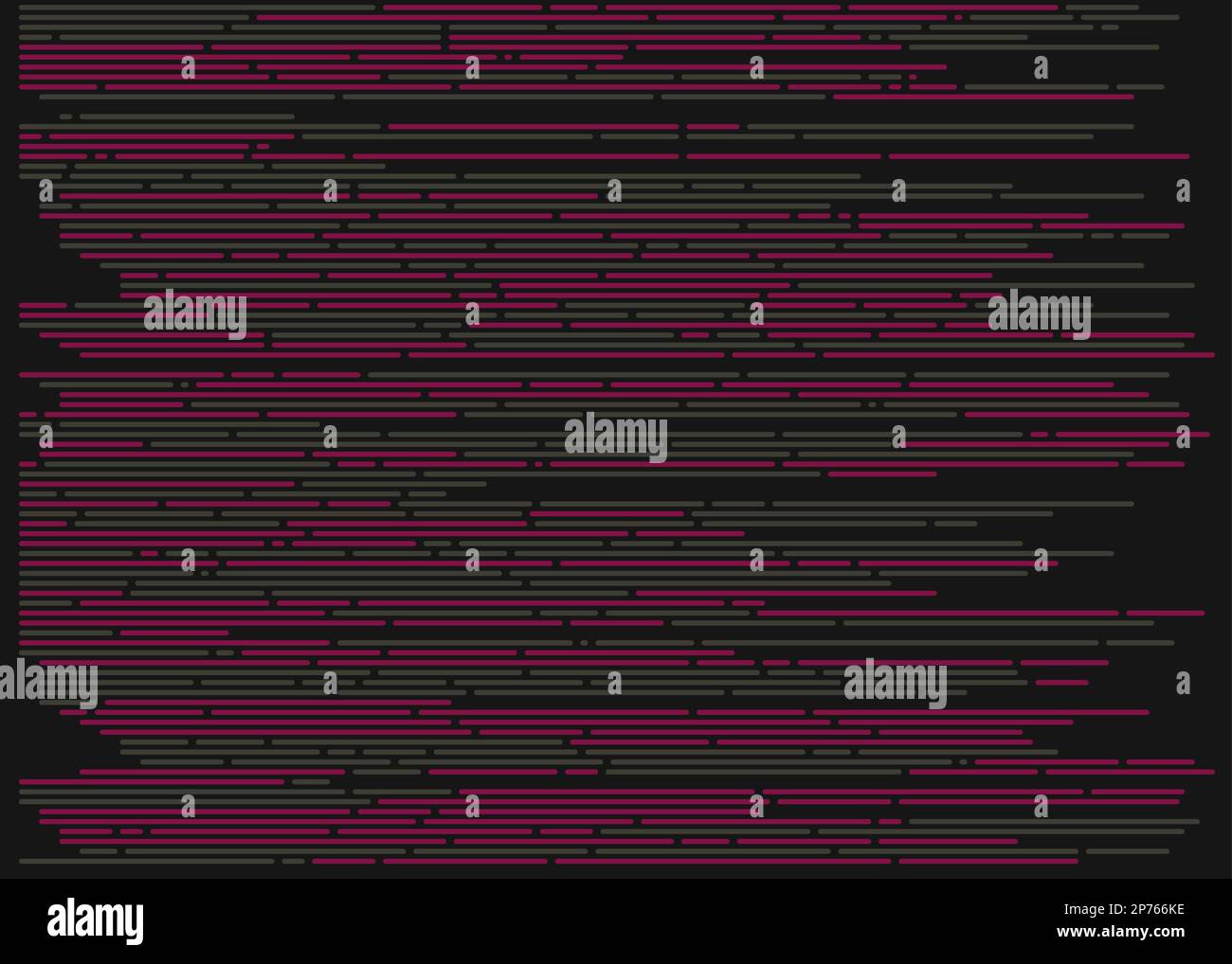 Cartoon coding simulated lines vector illustration Stock Vector Image ...