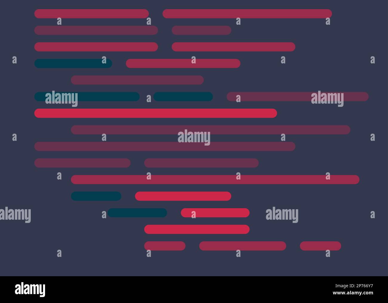 Cartoon coding simulated lines vector illustration Stock Vector Image ...