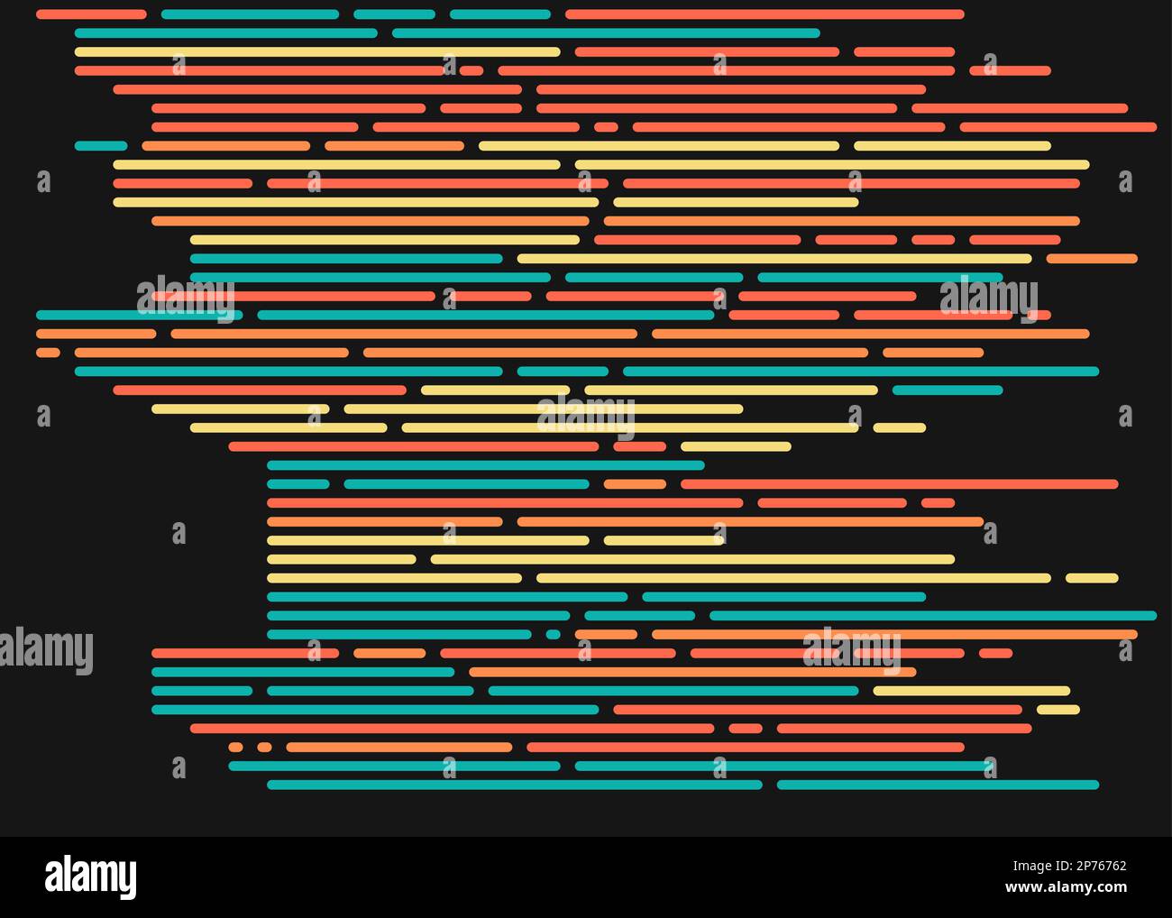 Cartoon coding simulated lines vector illustration Stock Vector Image ...