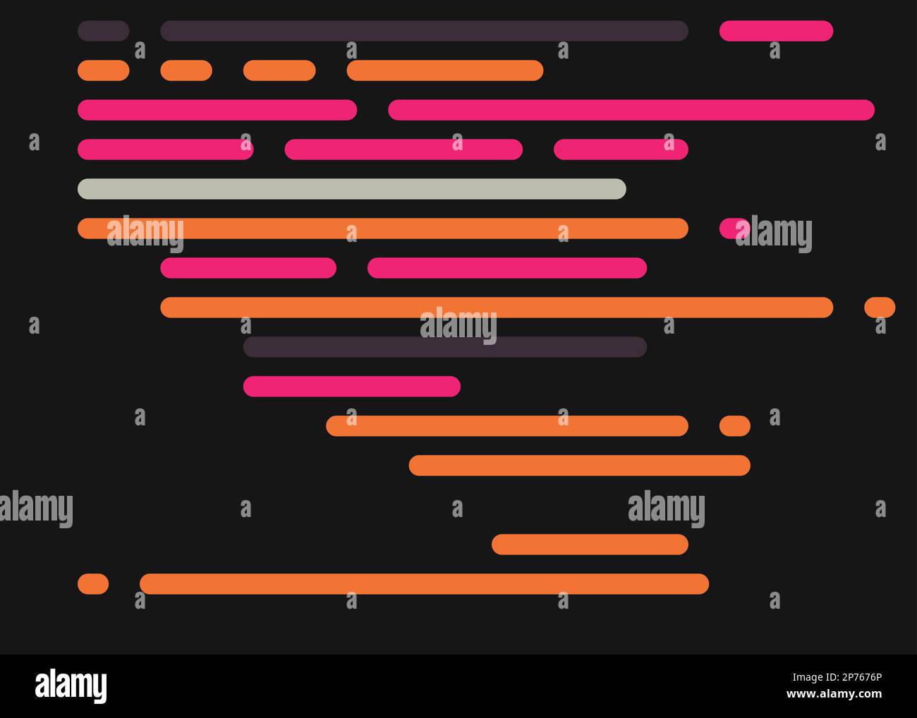 Cartoon coding simulated lines vector illustration Stock Vector Image ...