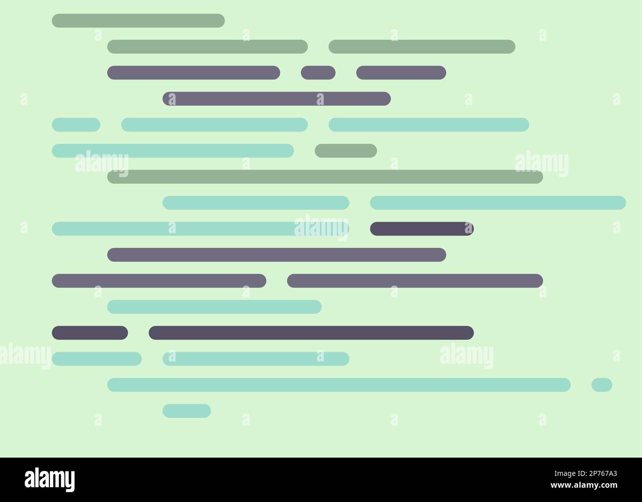 Cartoon coding simulated lines vector illustration Stock Vector Image ...