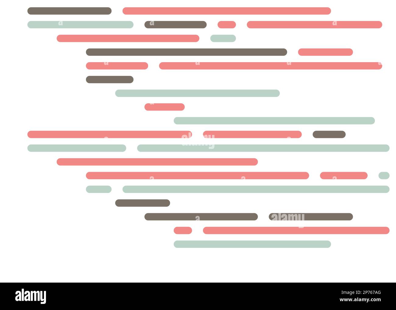 Cartoon coding simulated lines vector illustration Stock Vector Image ...