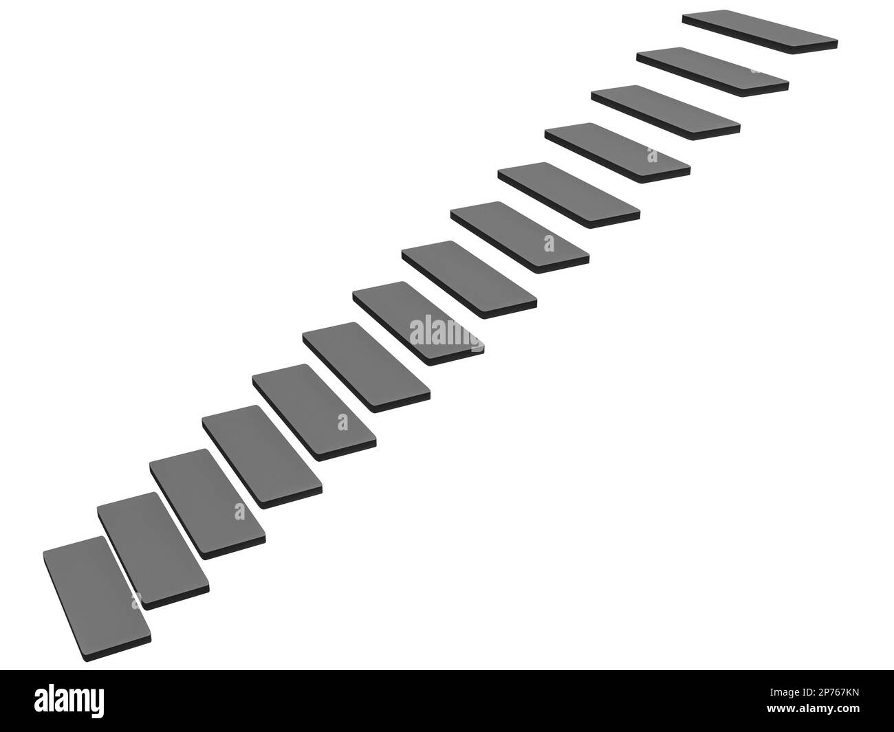 Abstract staircase. Stairs with steps isolated. Business and ...