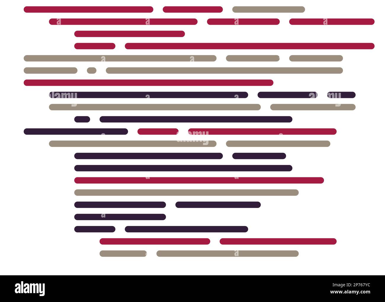 Cartoon coding simulated lines vector illustration Stock Vector Image ...