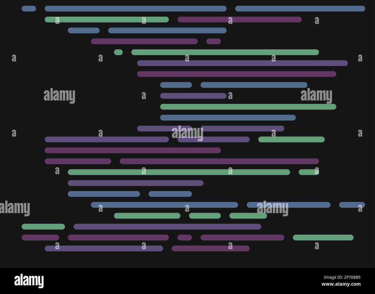 Cartoon coding simulated lines vector illustration Stock Vector Image ...