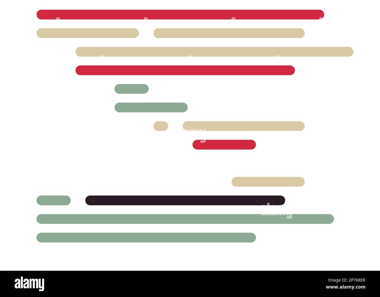 Cartoon coding simulated lines vector illustration Stock Vector Image ...