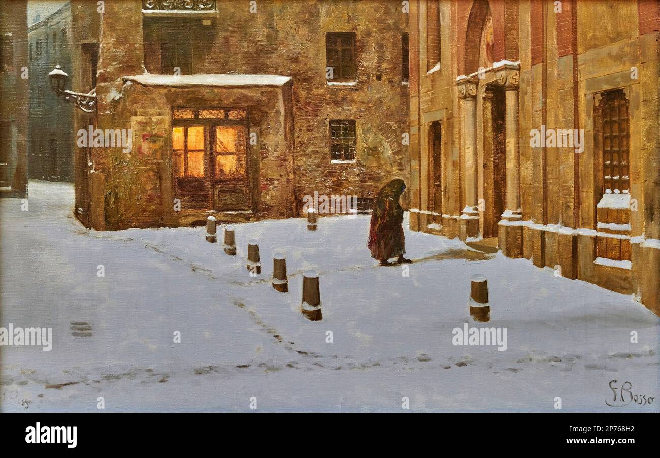 A mattino - olio su tela - Francesco Bosso - 1920 - Piacenza, Galleria ...