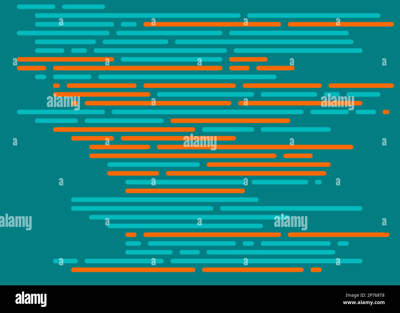 Cartoon coding simulated lines vector illustration Stock Vector Image ...