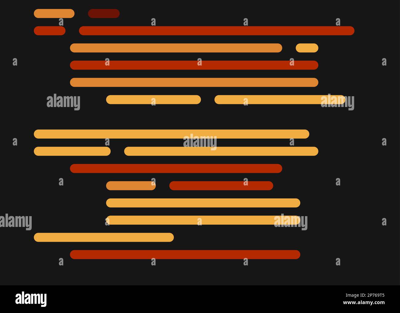 Cartoon coding simulated lines vector illustration Stock Vector Image ...