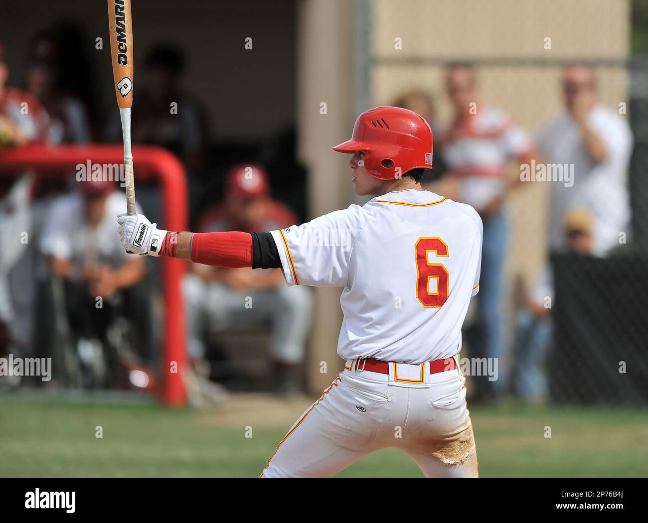 May 31, 2011 Palm Desert, CA.Palm Desert Aztecs Ryan Garvey #6 at bat ...