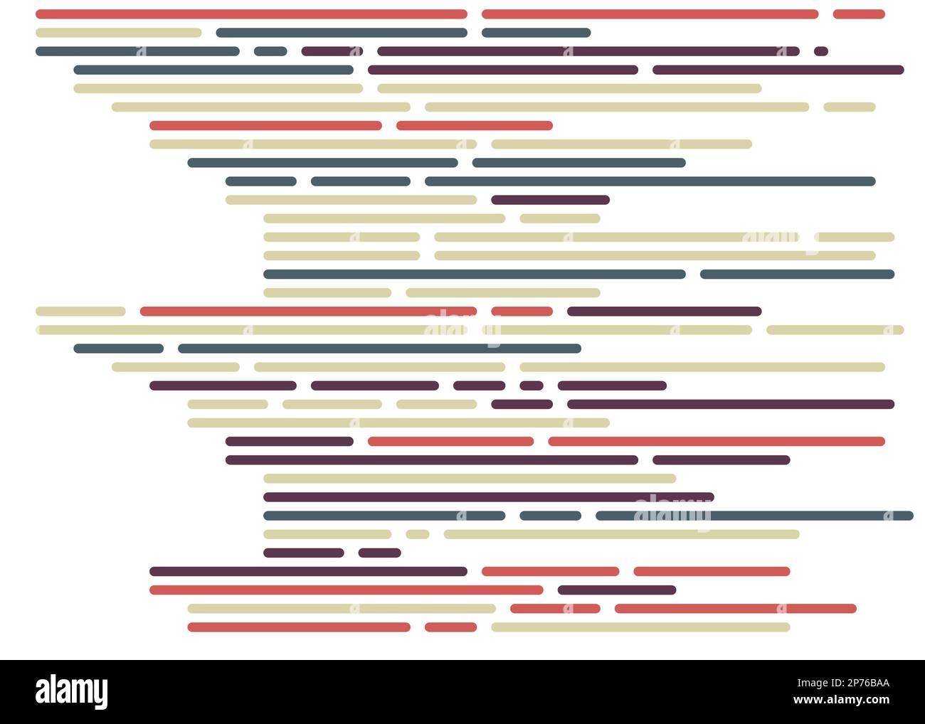 Cartoon coding simulated lines vector illustration Stock Vector Image ...