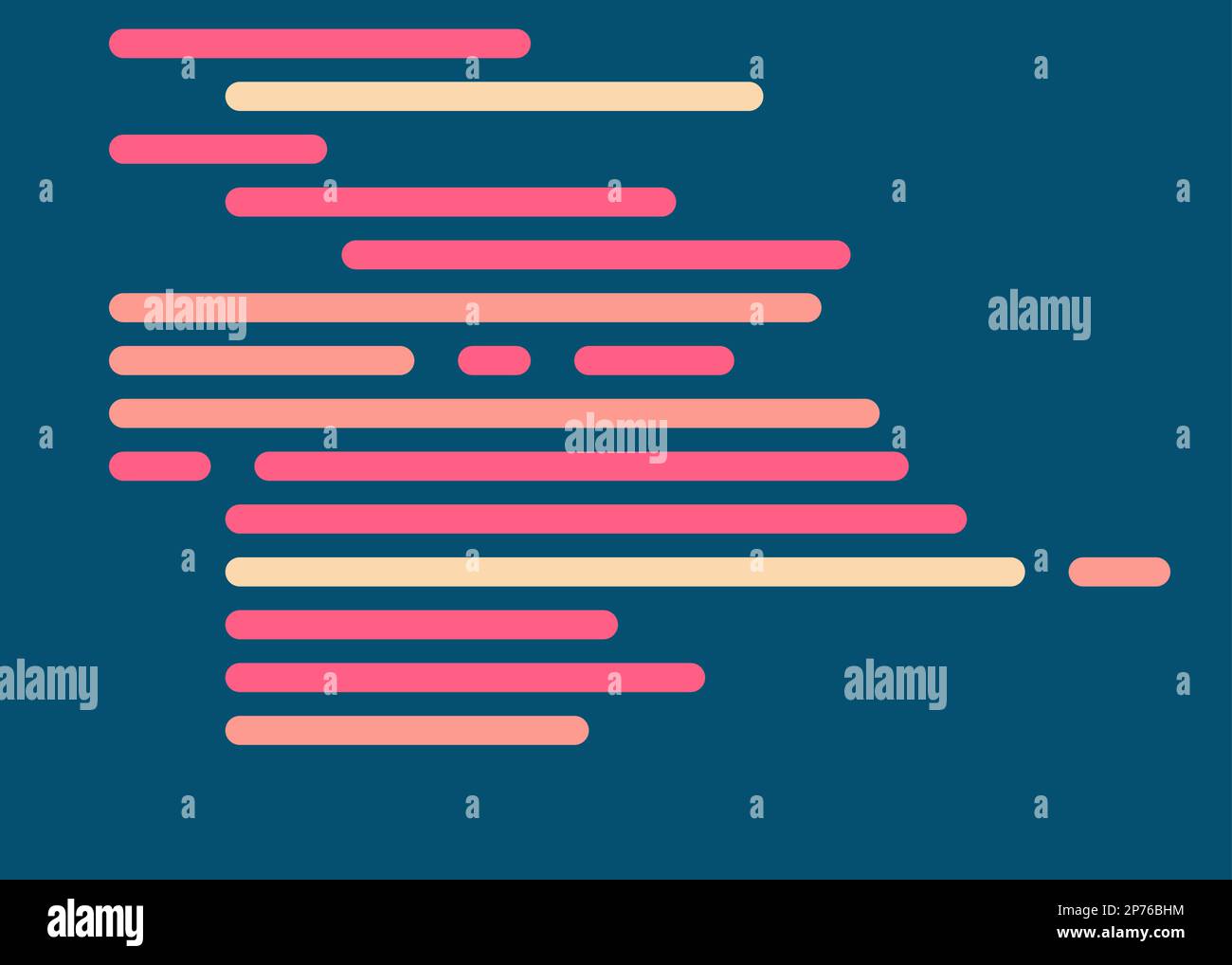 Cartoon coding simulated lines vector illustration Stock Vector Image ...