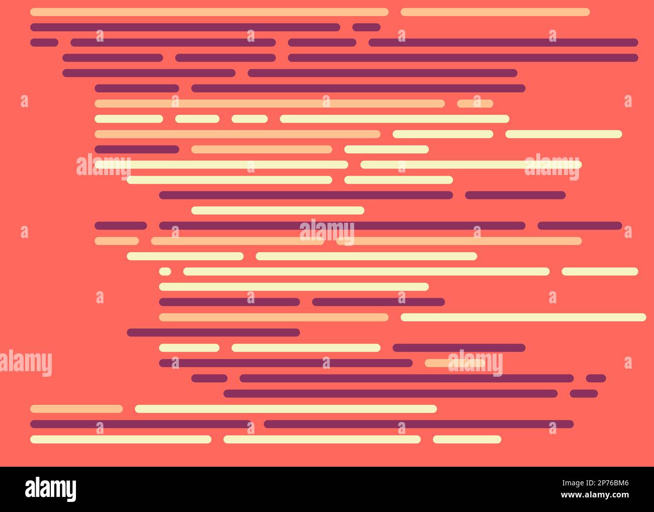 Cartoon coding simulated lines vector illustration Stock Vector Image ...