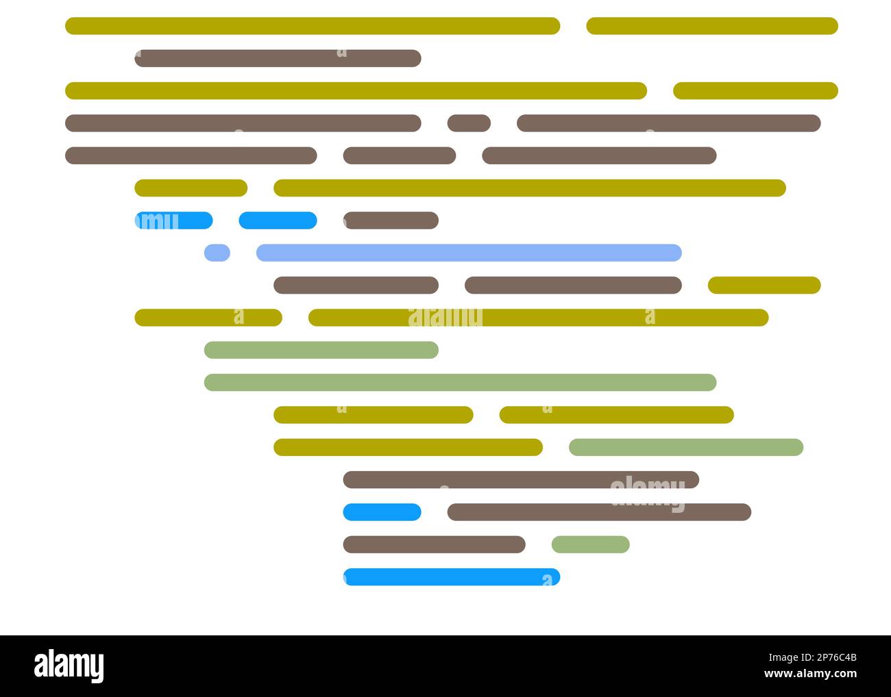 Cartoon coding simulated lines vector illustration Stock Vector Image ...
