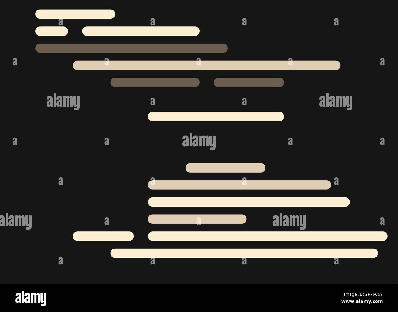 Cartoon coding simulated lines vector illustration Stock Vector Image ...