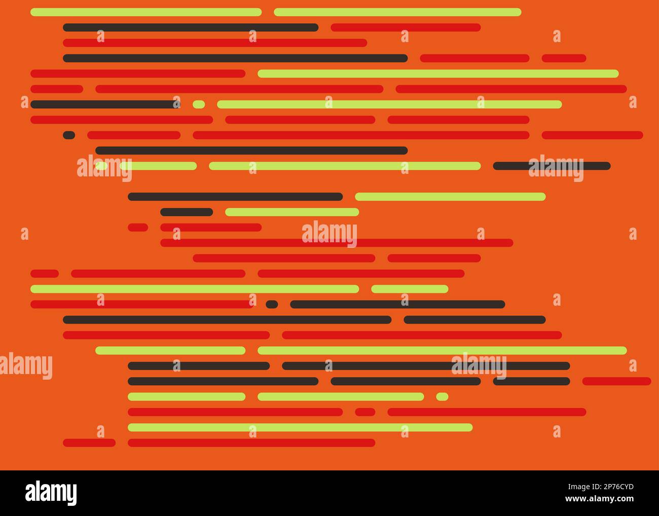 Cartoon coding simulated lines vector illustration Stock Vector Image ...