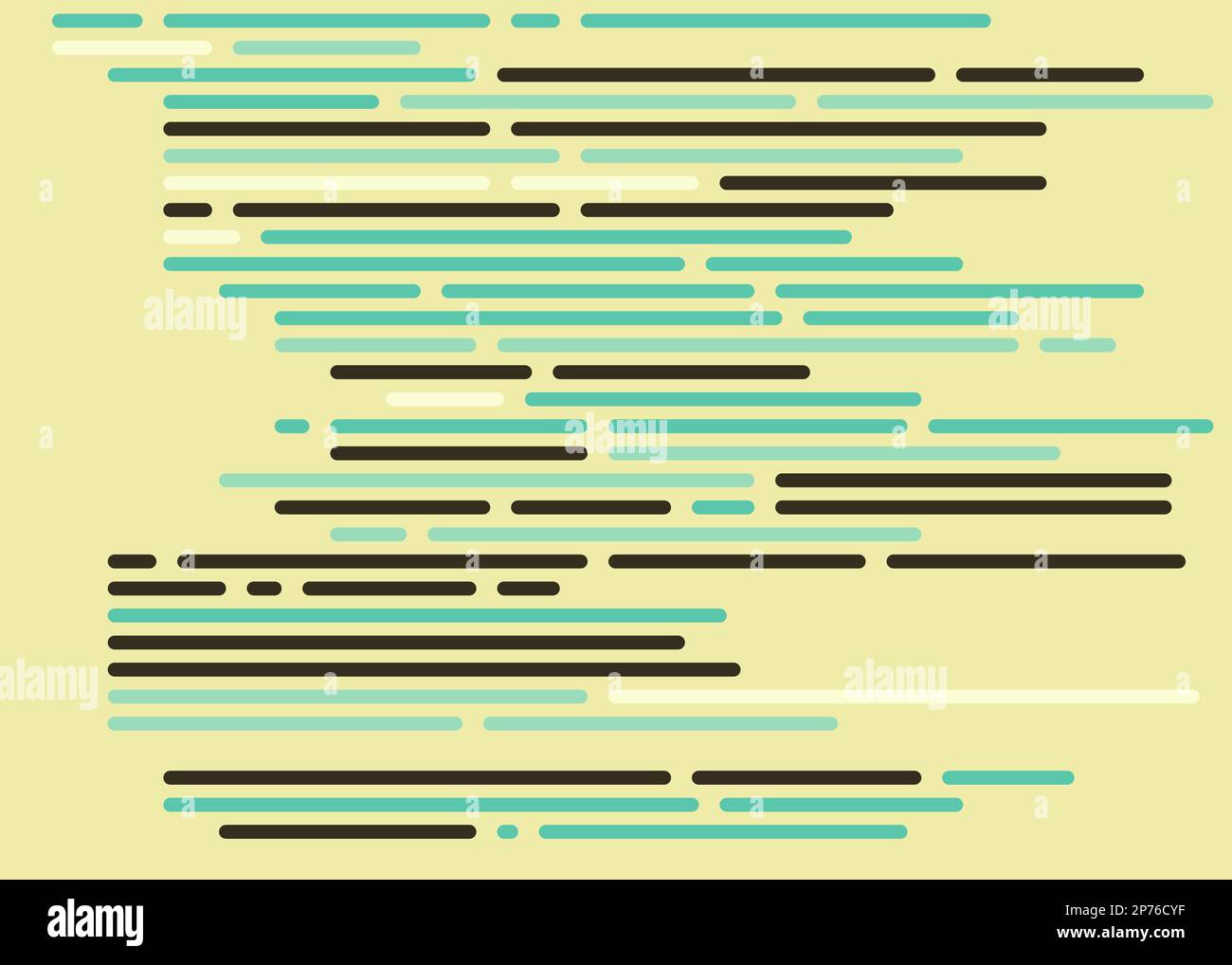 Cartoon coding simulated lines vector illustration Stock Vector Image ...