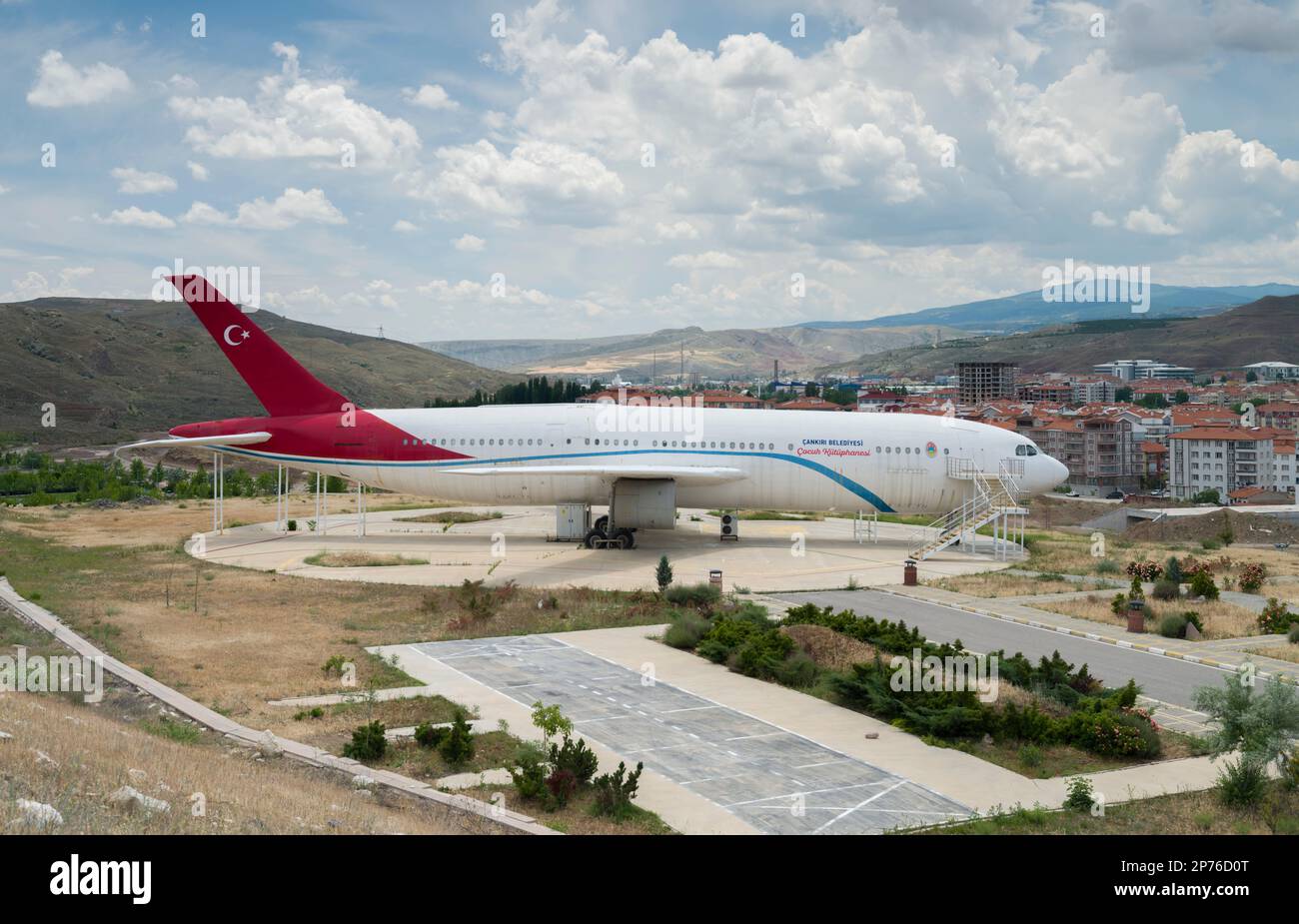 Cankiri, Turkey. 11 June 2021; Cankiri Plane library. Cankiri ...