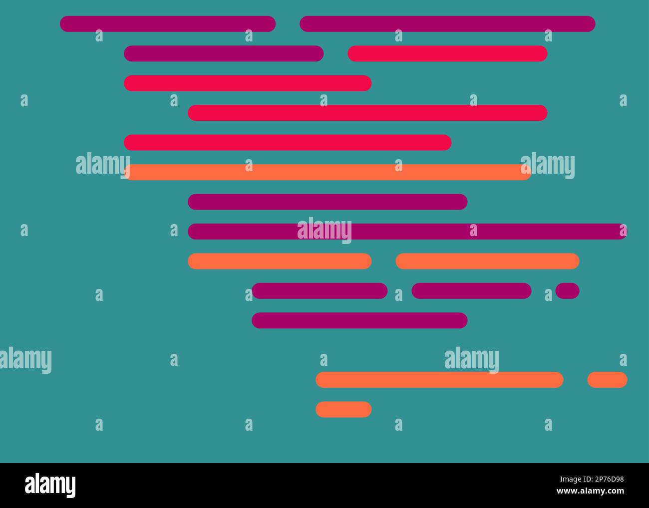 Cartoon coding simulated lines vector illustration Stock Vector Image ...