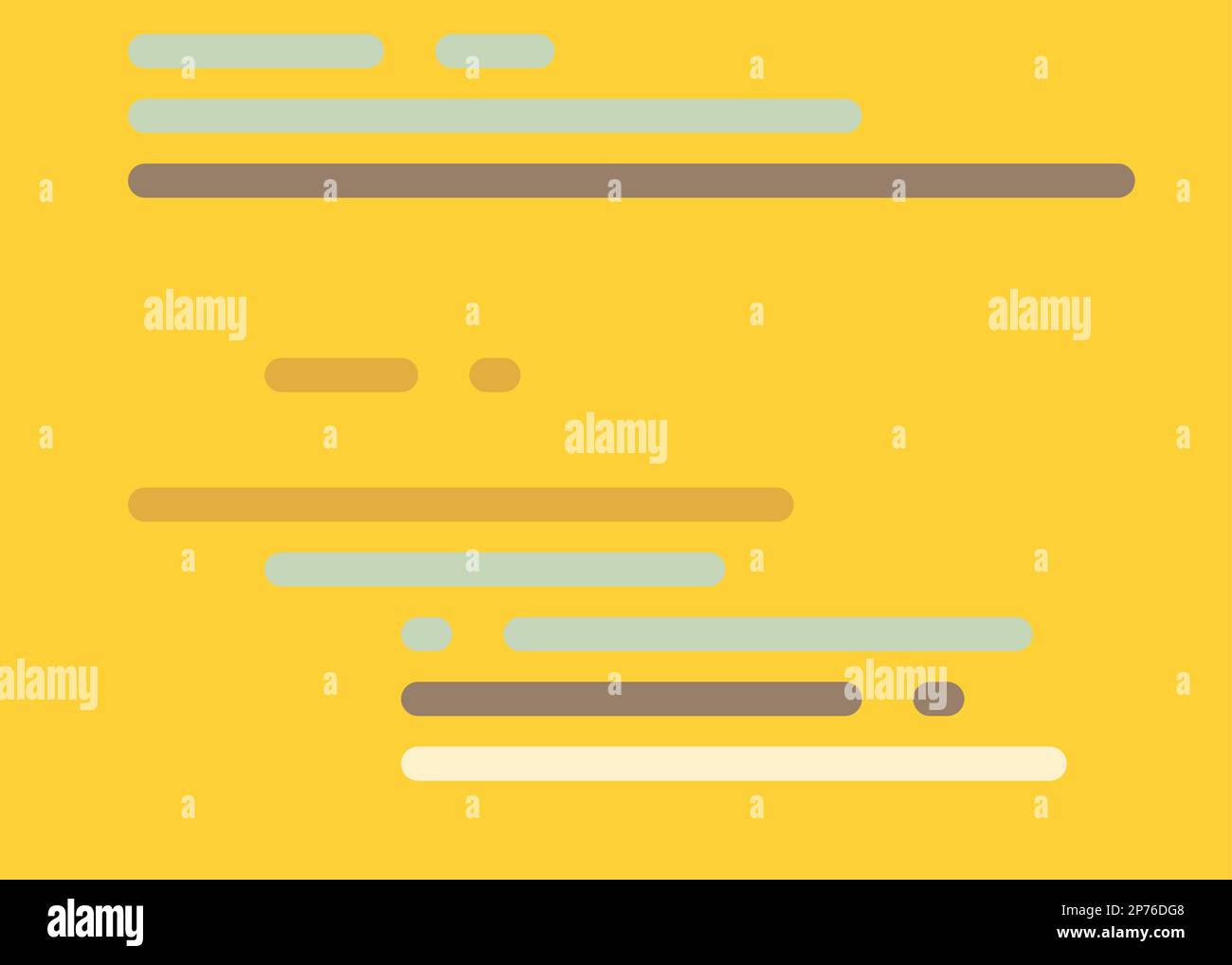 Cartoon coding simulated lines vector illustration Stock Vector Image ...